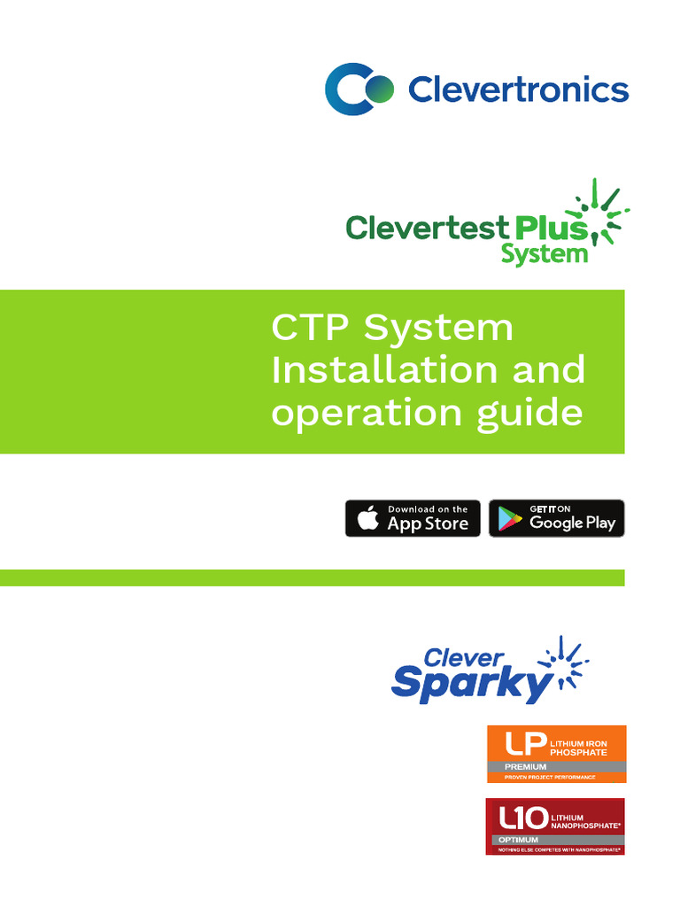 CTP-System Operation-Guide A5 09 19 | PDF
