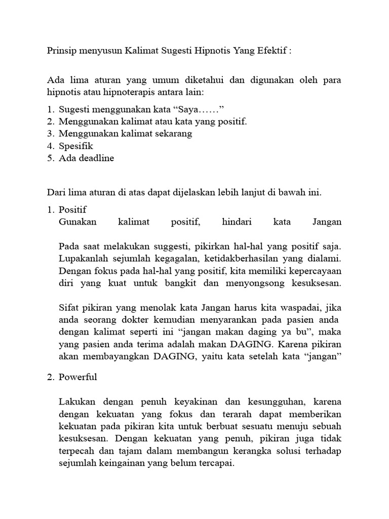 Prinsip Menyusun Kalimat | PDF