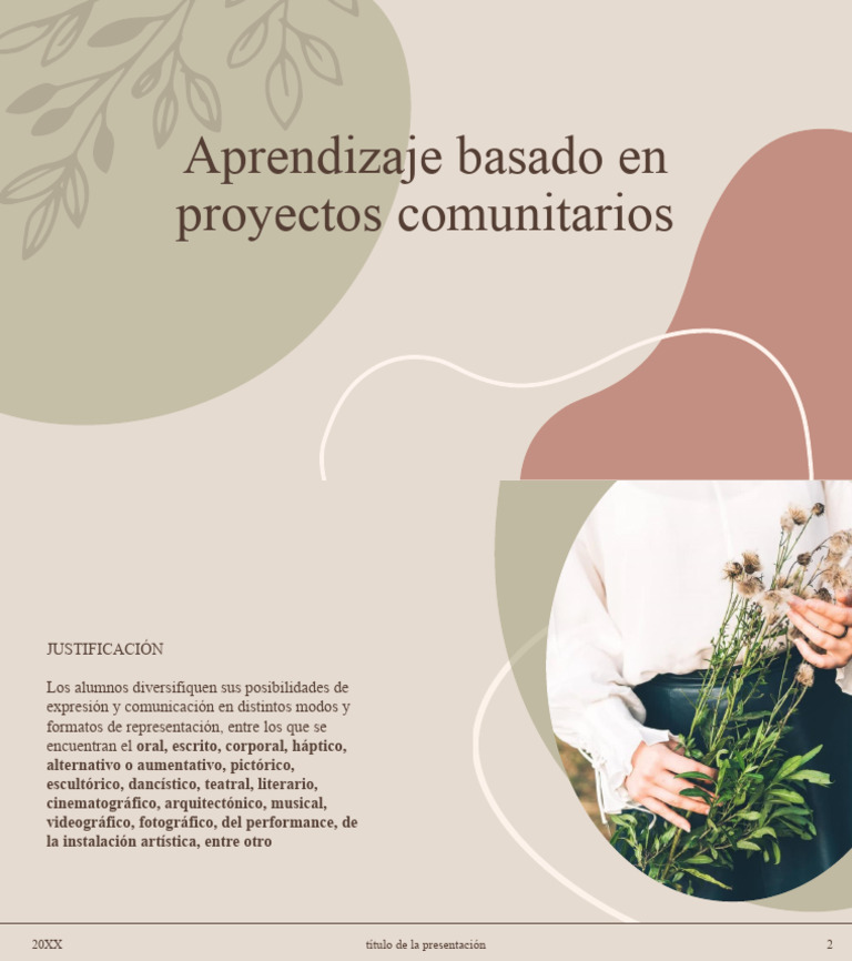 Proyectos Comunitarios en Educación | PDF