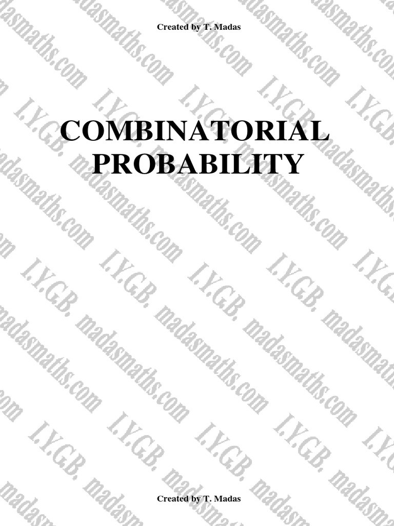 Combinations and Permutations | PDF | Mathematics
