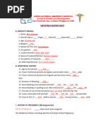 Ob History Form Sss | PDF | Childbirth | Pregnancy