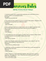 Essential English Grammar Rules | PDF | Grammatical Number | Subject ...