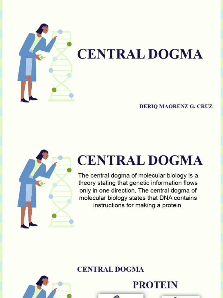 Understanding the Central Dogma of Biology | PDF
