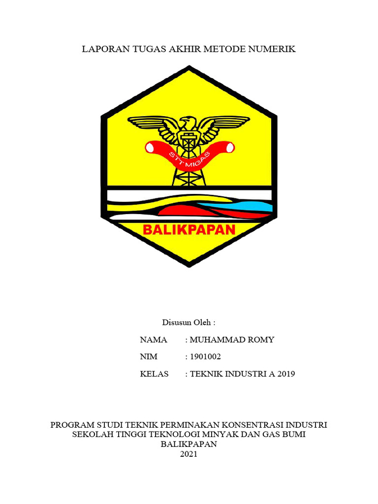 Muhammad Romy - Laporan Tugas Akhir Metode Numerik | PDF | Sains ...