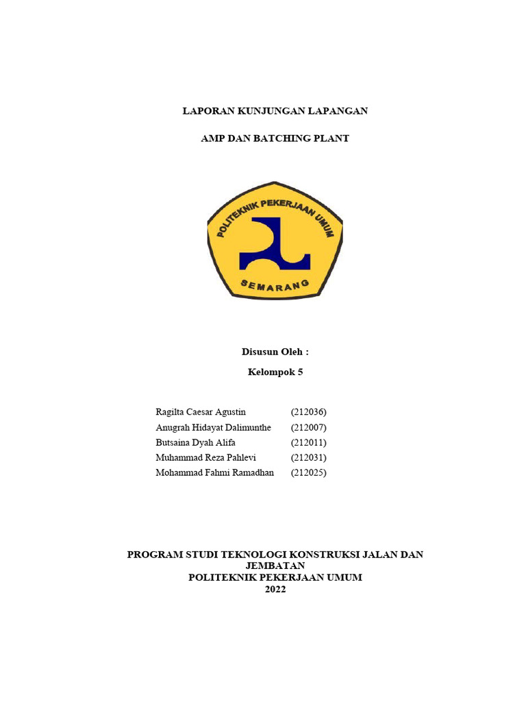 Kunjungan Lapangan di PT Mohandas Oeloeng | PDF