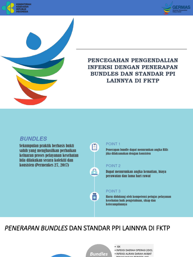 Pencegahan Pengendalian Infeksi Dengan Penerapan Bundles Dan Standar Ppi Lainnya Di FKTP | PDF
