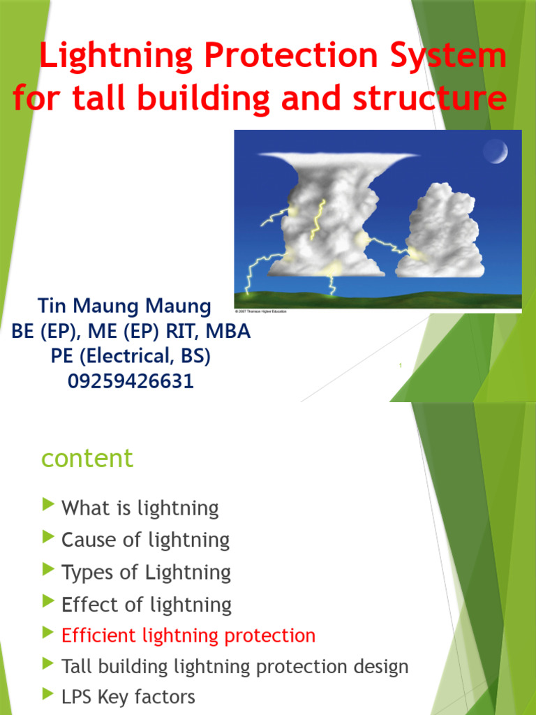 LIGHTNING - ARRESTER - PPT TMM | PDF | Lightning | Nature