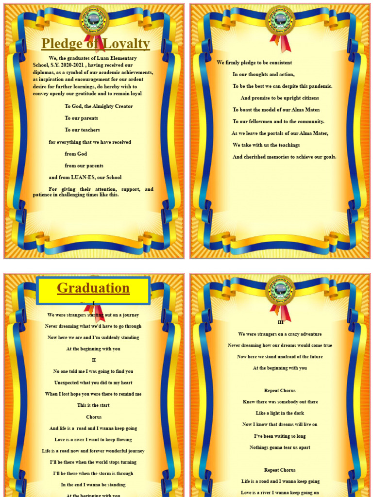 Graduation Program 2021-2022 | PDF