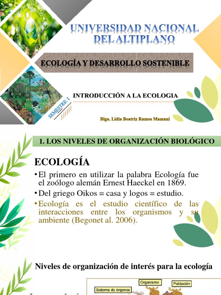 1 - Introduccion A La Ecologia | PDF | Ecología | Población