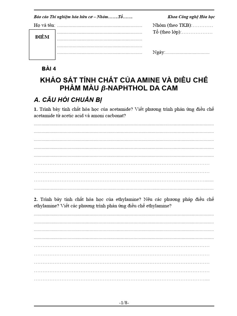 Bao Cao TN HHC-bai 4-2023 | PDF