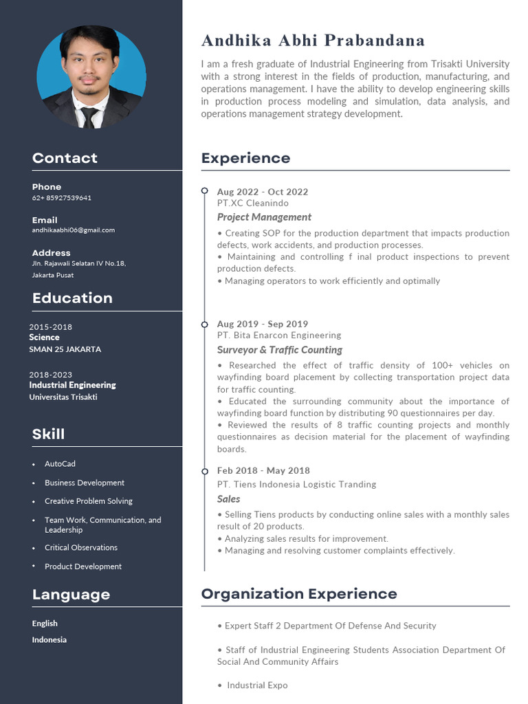 Surat Lamaran Andhika Abhi Prabandana (3) - 1 | PDF | Engineering | Business