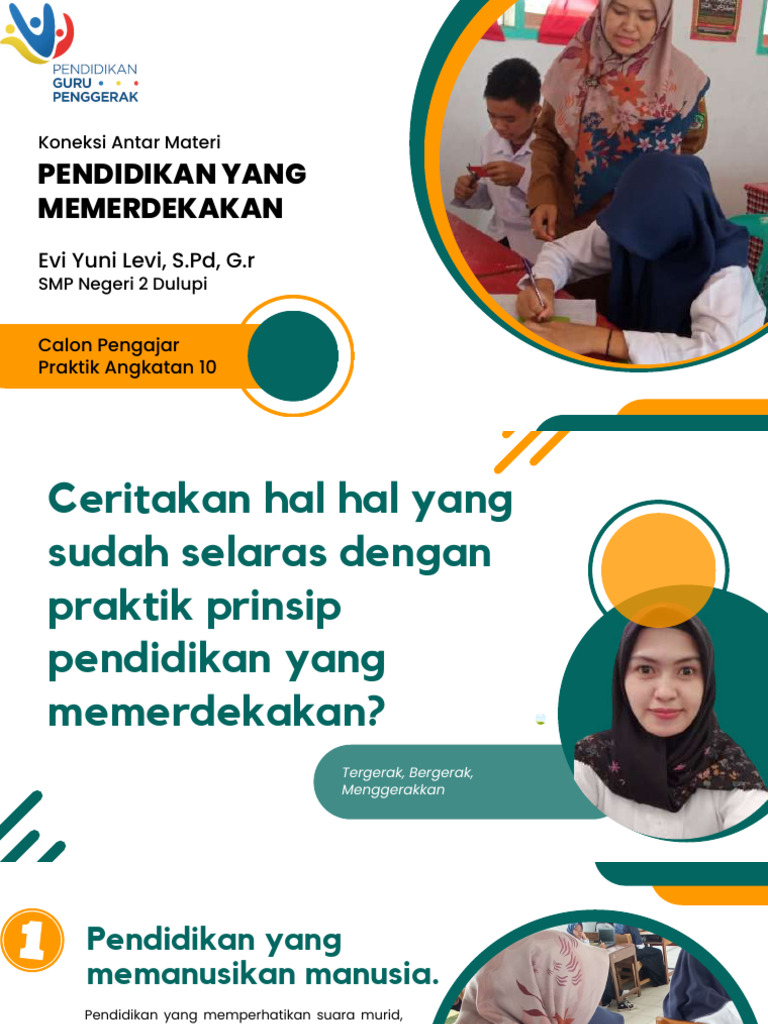 Koneksi Antar Materi CPP Hari Ke 7 - Evi Yuni Levi - Compressed | PDF