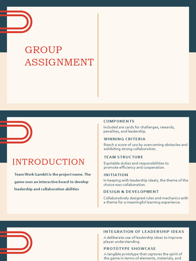 Group Assignment | PDF | Prototype | Leadership