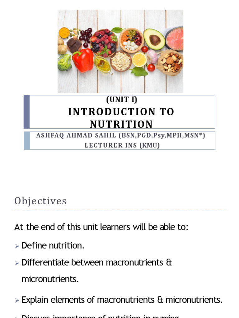 Applied Nutrition 2nd Semester BSN Complete Notes, Educational Platform ...