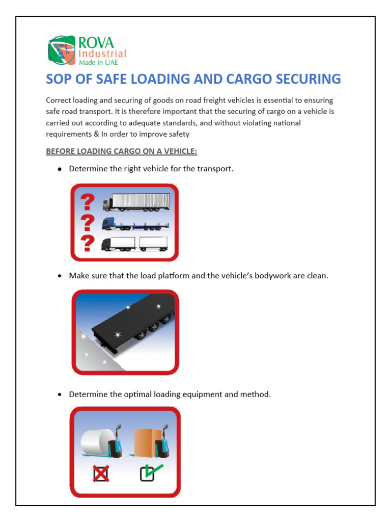 SOP For Loading | PDF