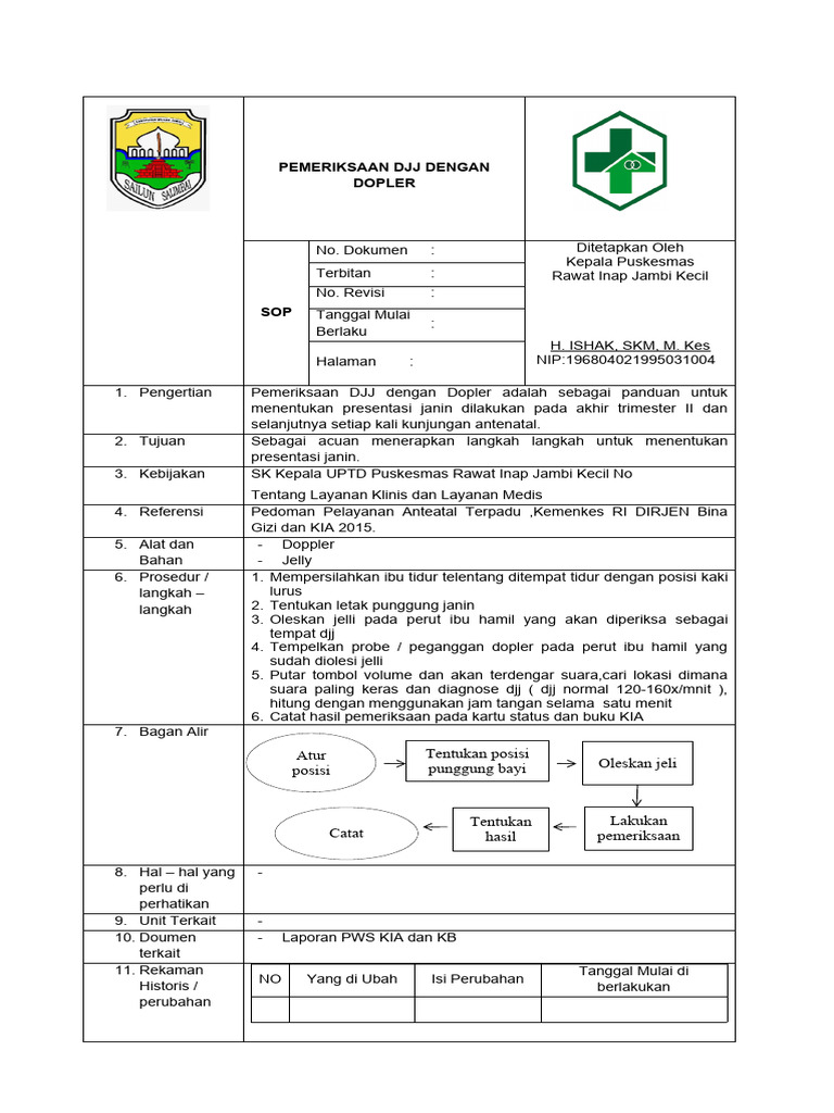 Pemeriksaan DJJ Normal Trimester 2 | PDF