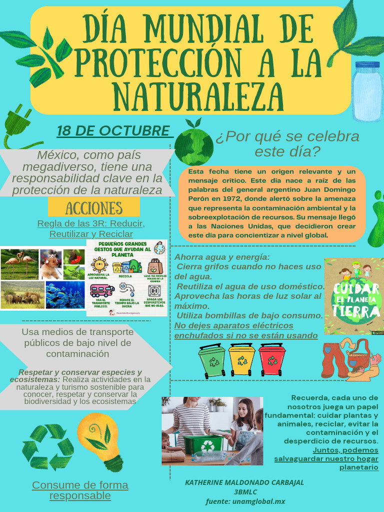 Día Mundial de Protección a la Naturaleza | PDF | Agua | Contaminación