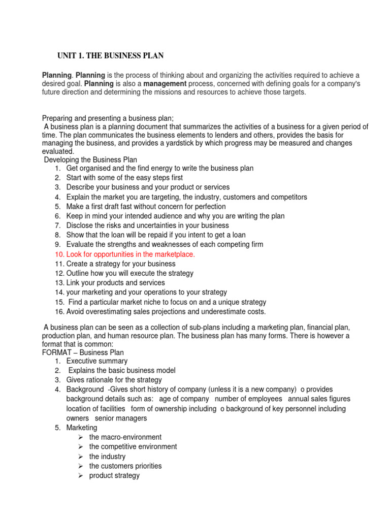 Business Plan Development Guide | PDF | Business Plan | Strategic ...