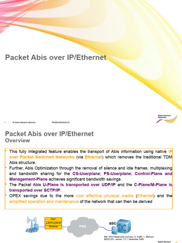 Packet Abis Over IP Integration - Idea | PDF | Internet Protocols ...