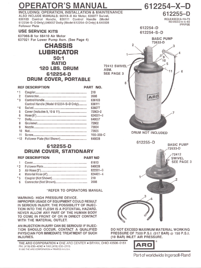 X D 61225 Chassis Lubricator | PDF