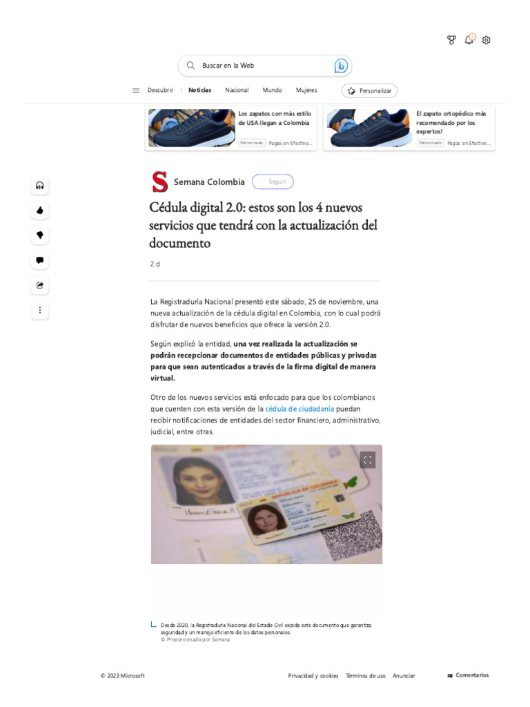 Cédula Digital 2.0 - Estos Son Los 4 Nuevos Servicios Que Tendrá Con La Actualización Del ...