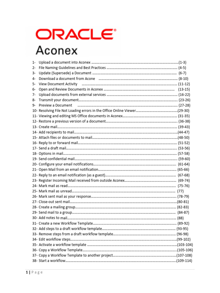 Aconex Material | PDF | Software Architecture | Computer Architecture