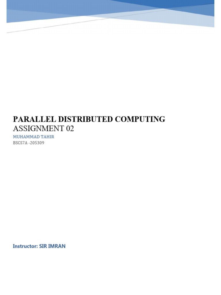 PDC A#02 | PDF | Cpu Cache | Cache (Computing) PDC A#02 | PDF | Cpu Cache | Cache (Computing)