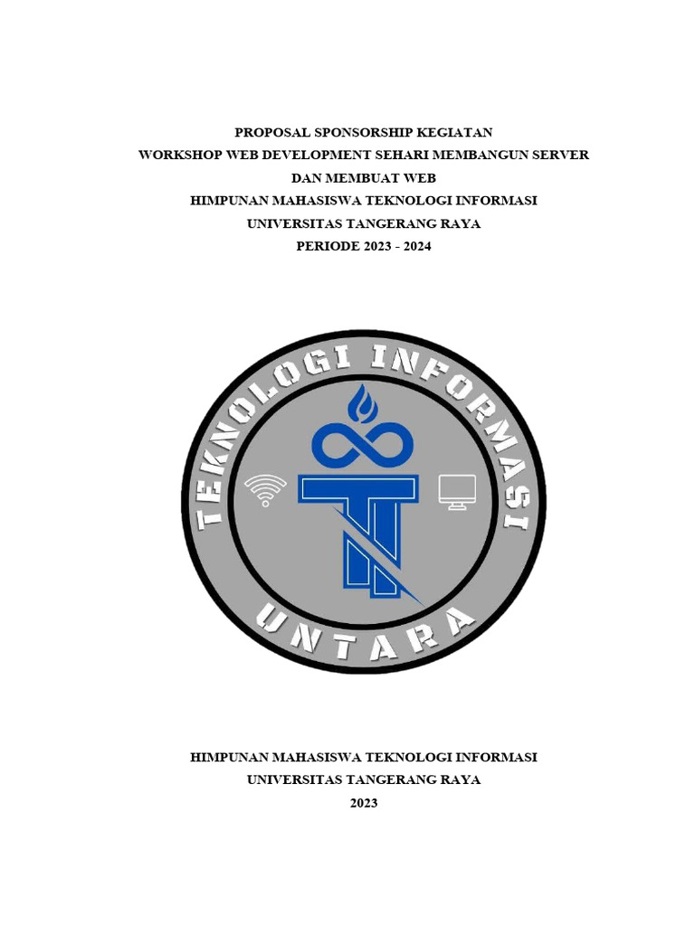 Proposal Sponsorship Workshop Webdev | PDF