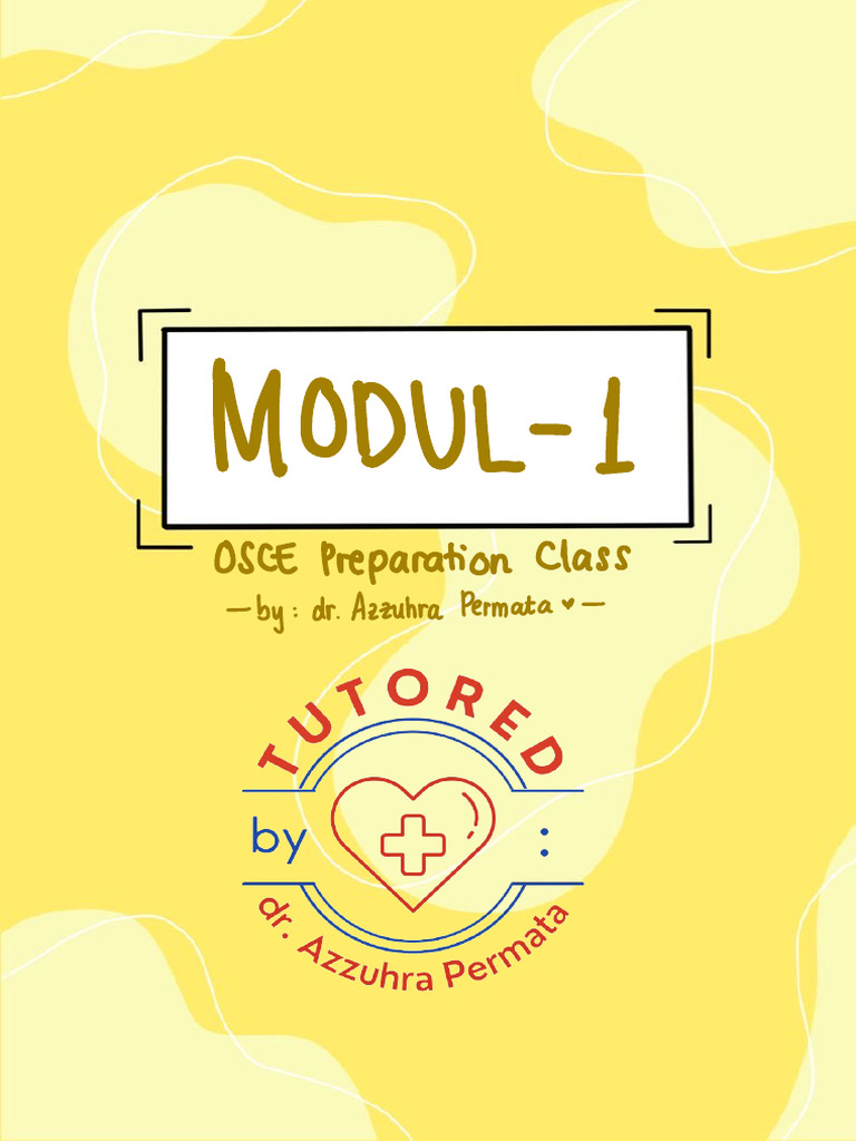 Modul 1 - OSCE Sem 2 PDF | PDF