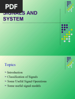 Signals and Systems Notes | PDF