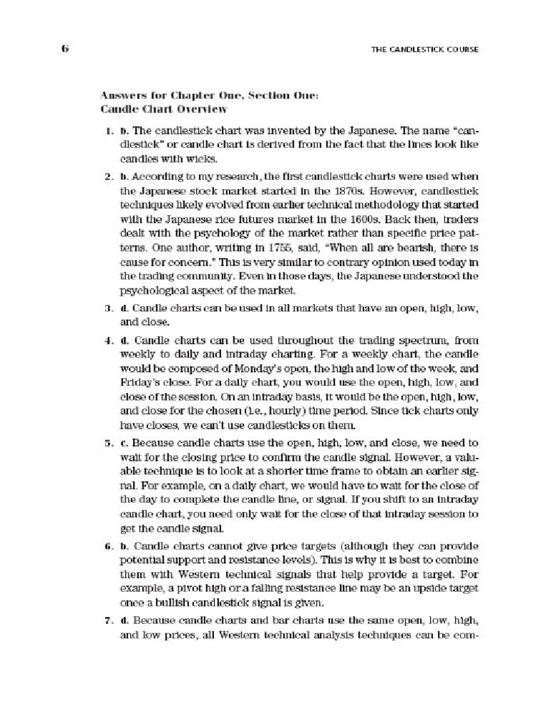 The Candlestick Course Steve Nison - Part19 | PDF