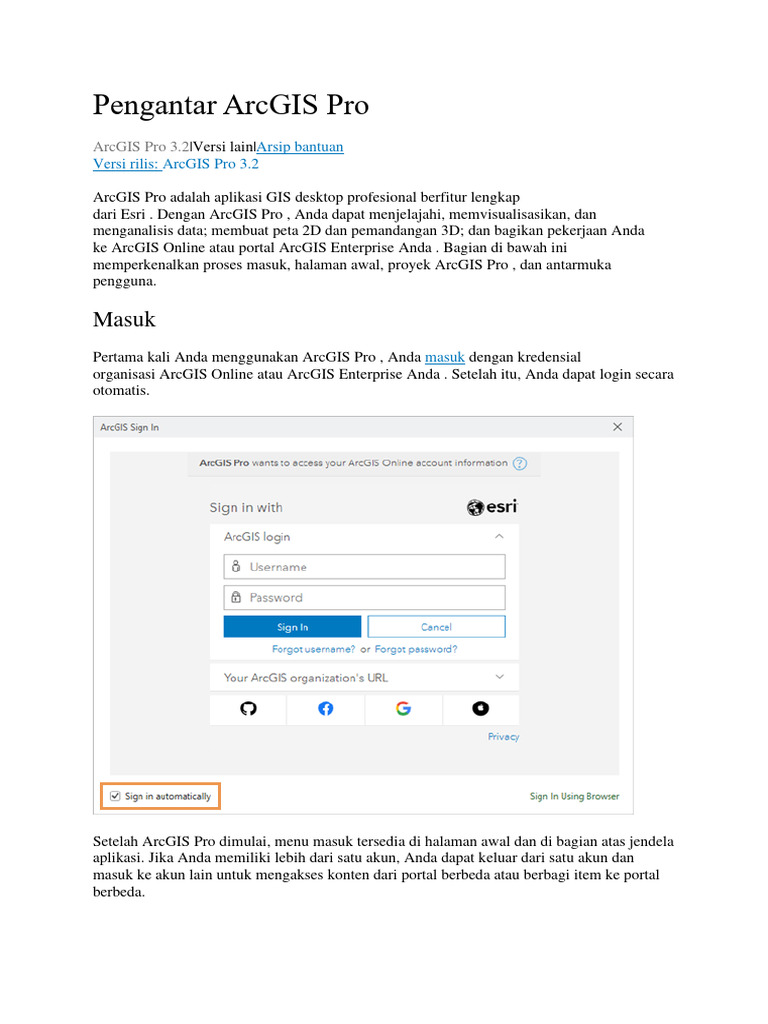 Pengantar ArcGIS Pro | PDF