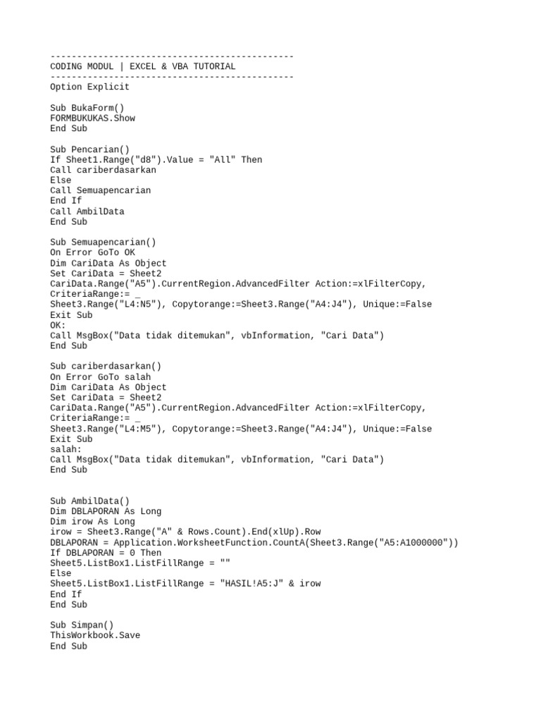 Coding Modul | PDF | Computers