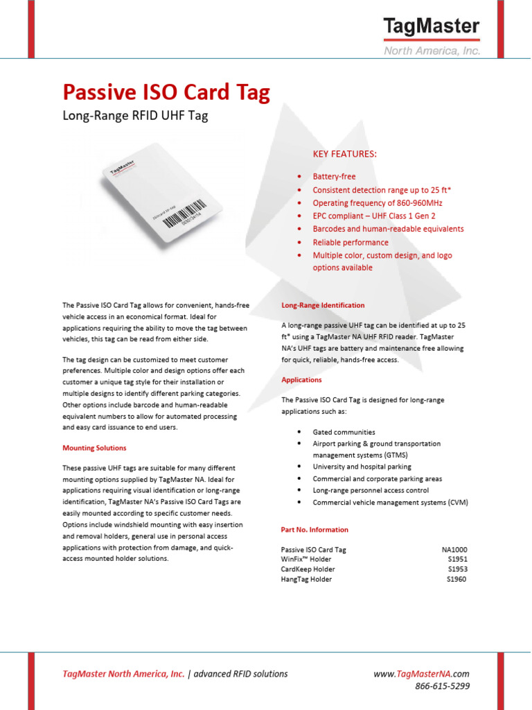 PS NA1000 IsoCard | PDF | Radio Frequency Identification | Computing