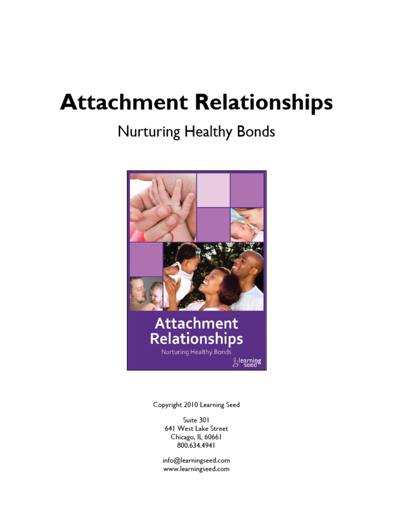 Attachment Relationships: Nurturing Healthy Bonds | PDF | Attachment ...