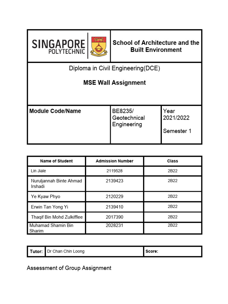 Latest Geotechnical Engineering - MSE Retaining Wall | PDF | Materials ...