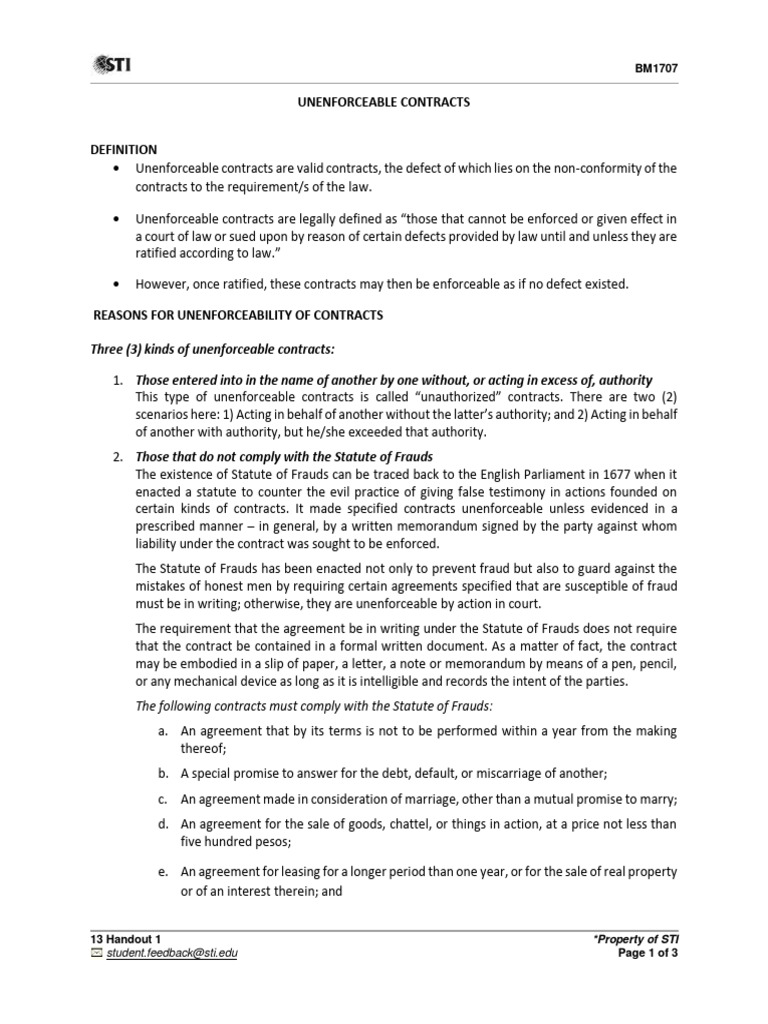 13 Handout 1 | PDF | Private Law | Common Law