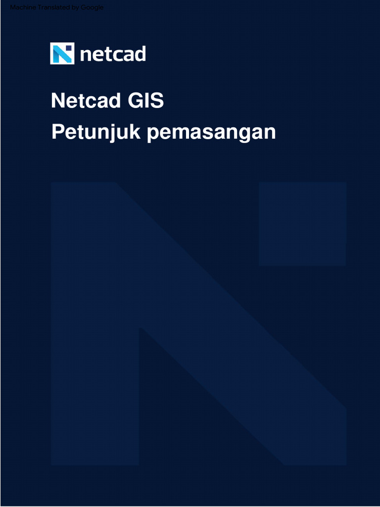 Netcad GIS Installation Guide - S4750.id | PDF