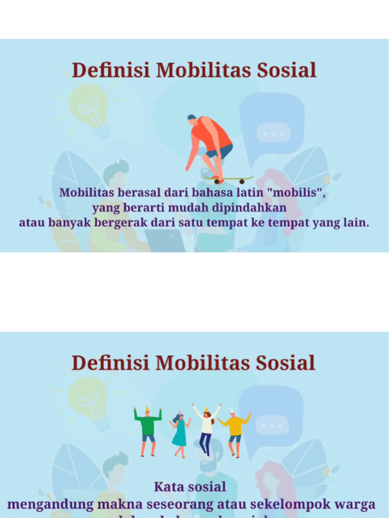 Materi Kls 8 Mobilitas Sosial Pdf