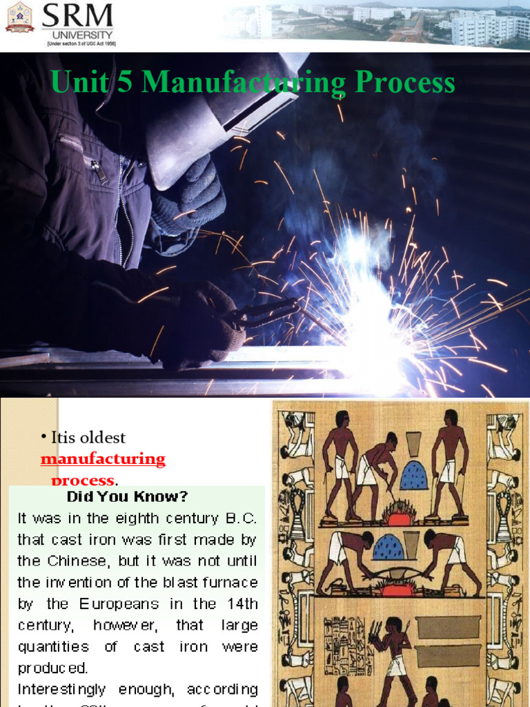 Unit 5 Manufacturing Process Complete Portion | PDF | Casting ...