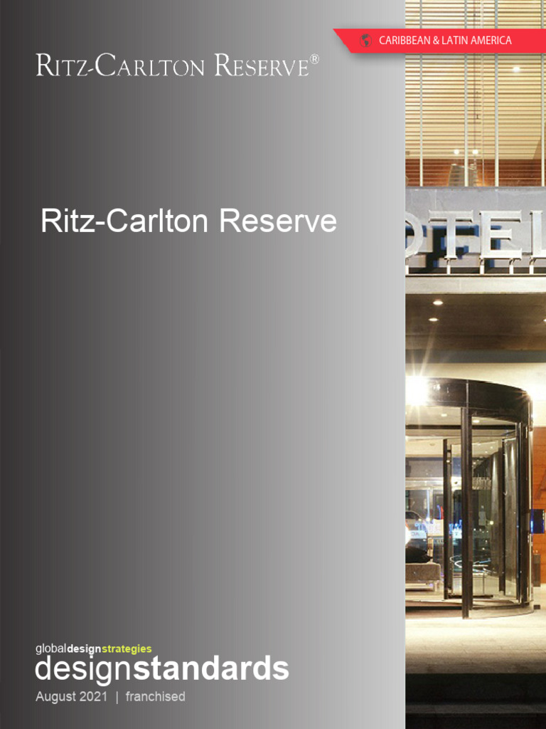 Ritz-Carlton Reserve: Designstandards | PDF | Accessibility | Marriott International