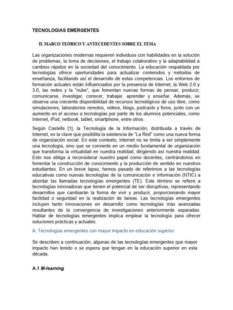 Avanze Investigacion | PDF | Tecnología