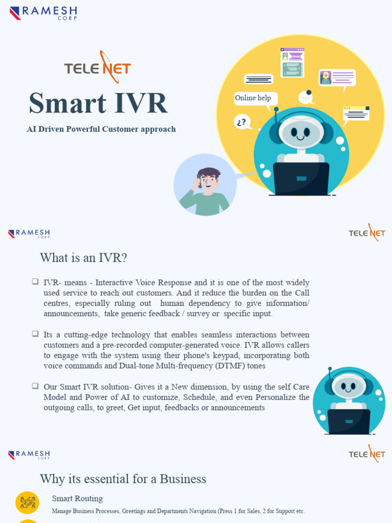 Smart Ivr | PDF | Interactive Voice Response | Computer Engineering