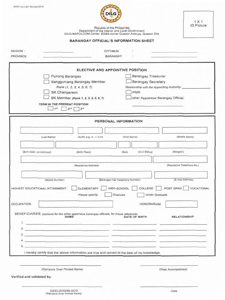 Information Sheet | PDF