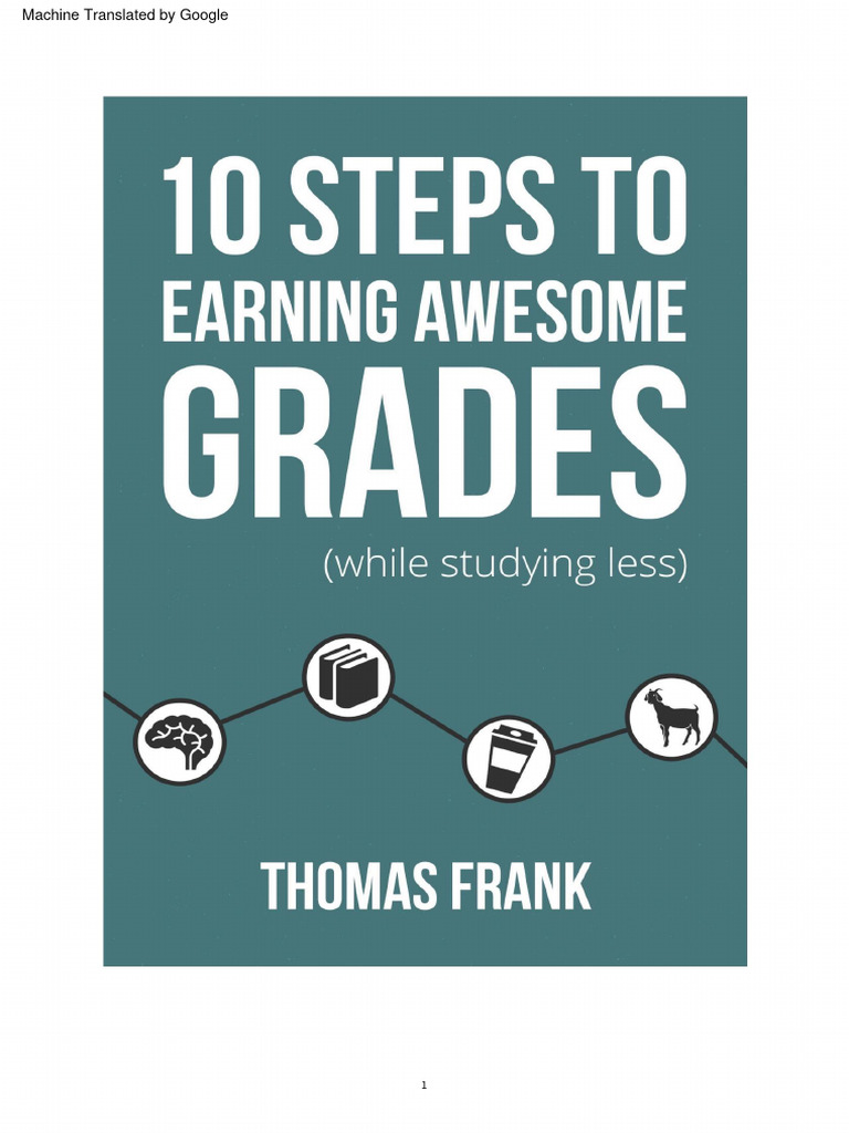 10 Steps To Earning Awesome Grades | PDF