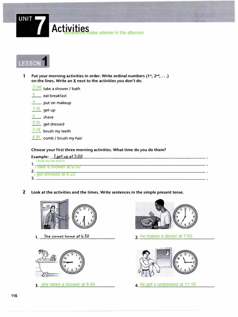 Unit 7 Workbook 2 | PDF