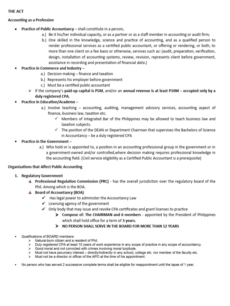 Audit Theory Summary | PDF | Certified Public Accountant | Accounting