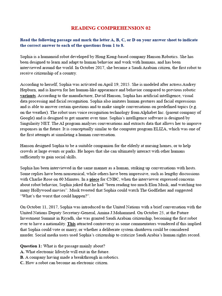 2A.2 Reading | PDF | Artificial Intelligence | Intelligence (AI) & Semantics