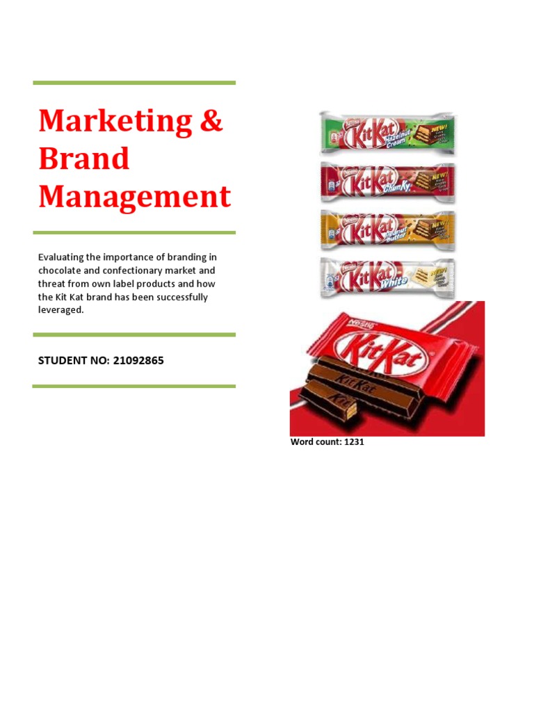 Leveraging the Kit Kat Brand: Evaluating the Importance of Branding in ...