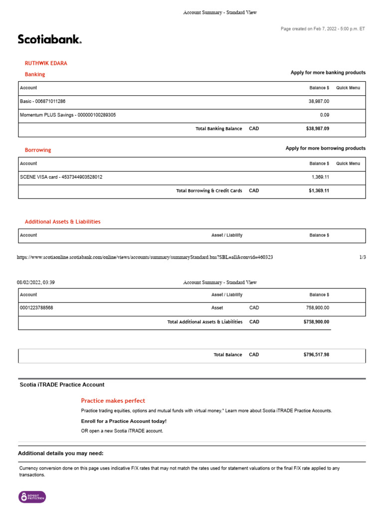 Asset and Liability Bank SS | PDF | Banks | Liability (Financial Accounting)